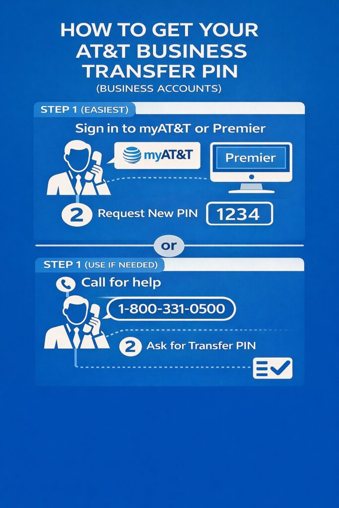 AT&T Business Transfer PIN | How to Get Your Number Transfer PIN